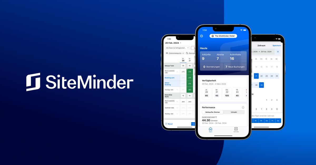 SiteMinder launcht App für die Ära des dynamischen Revenue Managements | SiteMinder | Aktuelle ...