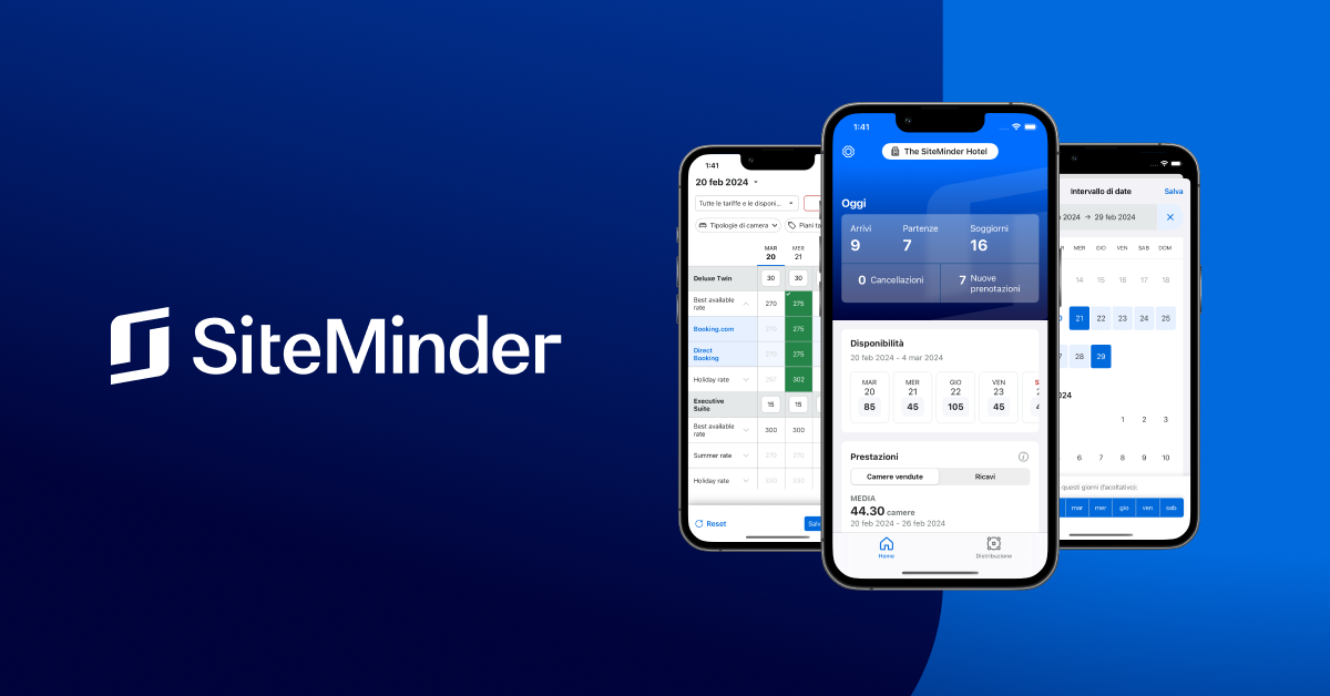 SiteMinder: Dynamic revenue management più accessibile con la nuova app mobile | SiteMinder ...
